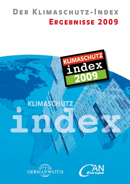 Der Klimaschutz-Index 2009 | Germanwatch e.V.
